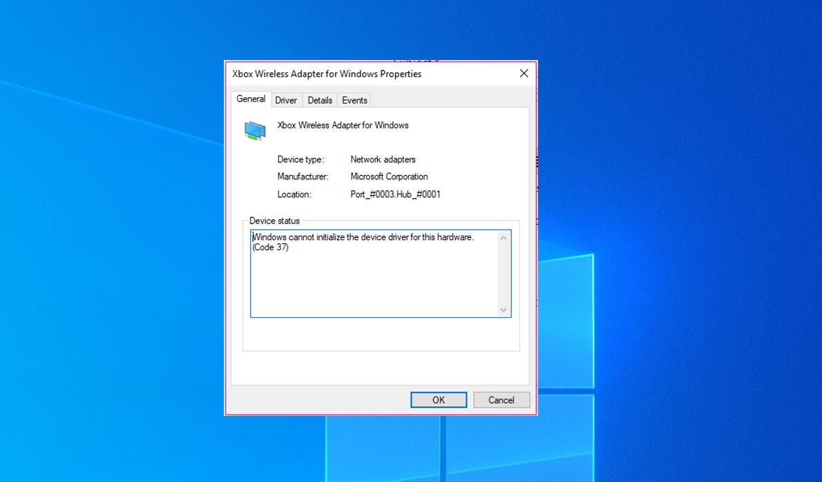 Windows nie może zainicjować sterownika urządzenia dla tego sprzętu ...