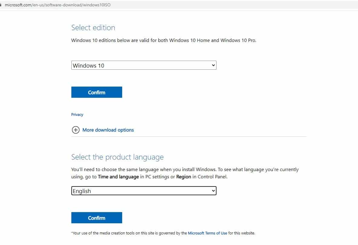Pobierz najnowszy obraz ISO systemu Windows 10 za pomocą narzędzia do ...