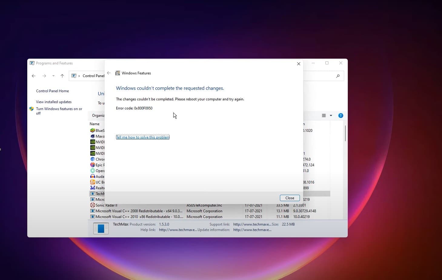 Jak naprawić .NET Framework 3.5 Kod błędu 0x800f0950 w systemie Windows ...