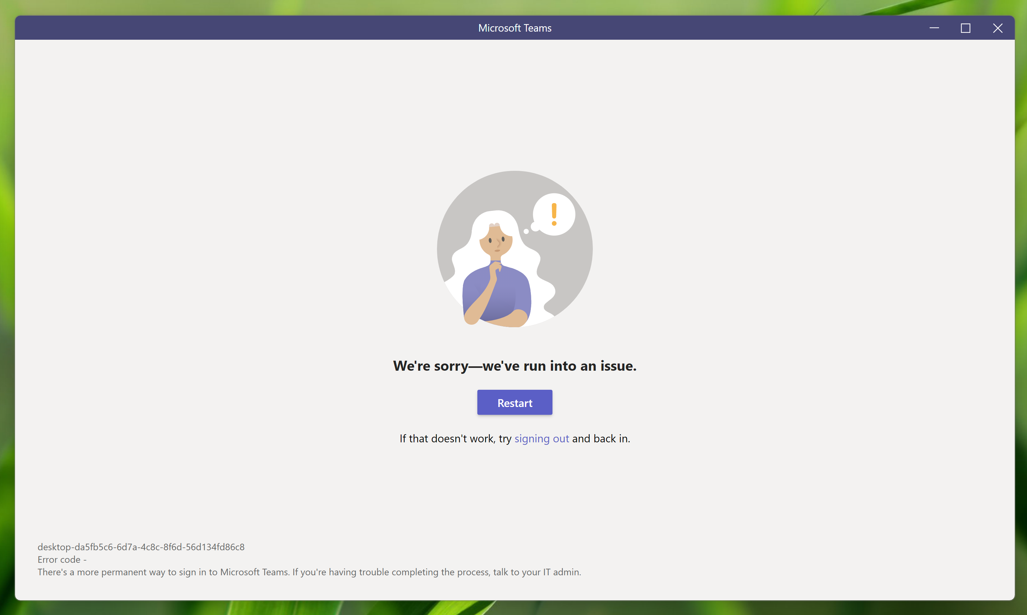 Napraw błąd Microsoft Teams — przepraszamy, wystąpił problem - Globalny ...