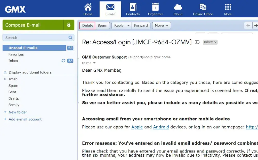 Як пакетно видалити електронну пошту GMX? Кілька способів - Globalny Geek