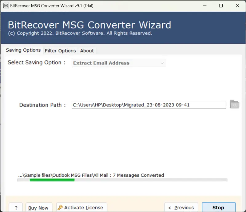 Витягніть електронну адресу з файлу .msg з Outlook або без нього ...