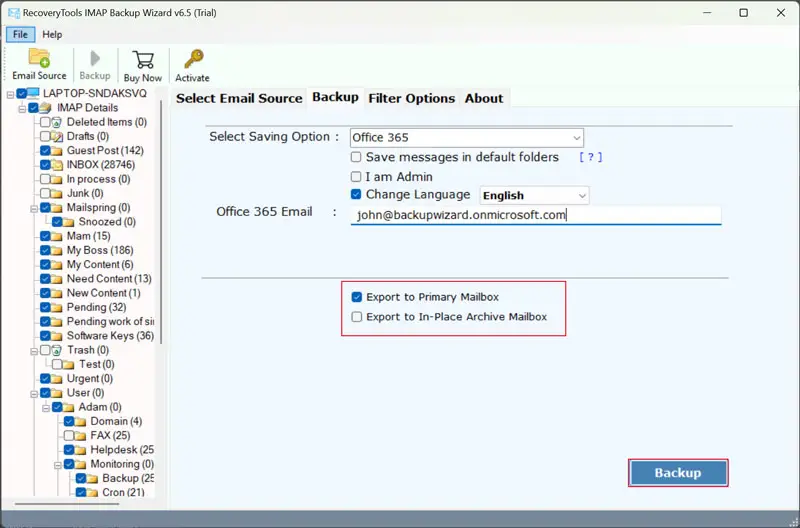 Як перенести електронну пошту startlogic на Office 365? - Globalny Geek