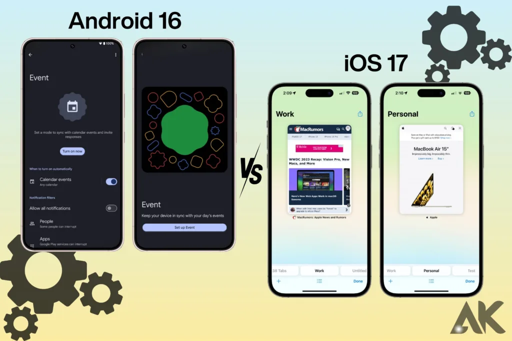 Android 16 проти iOS 17: всебічне порівняння мобільних операційних ...