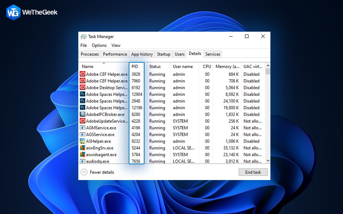 Як знайти ідентифікатор процесу додатків (PID) у Windows 11 (5 способів) - Globalny Geek