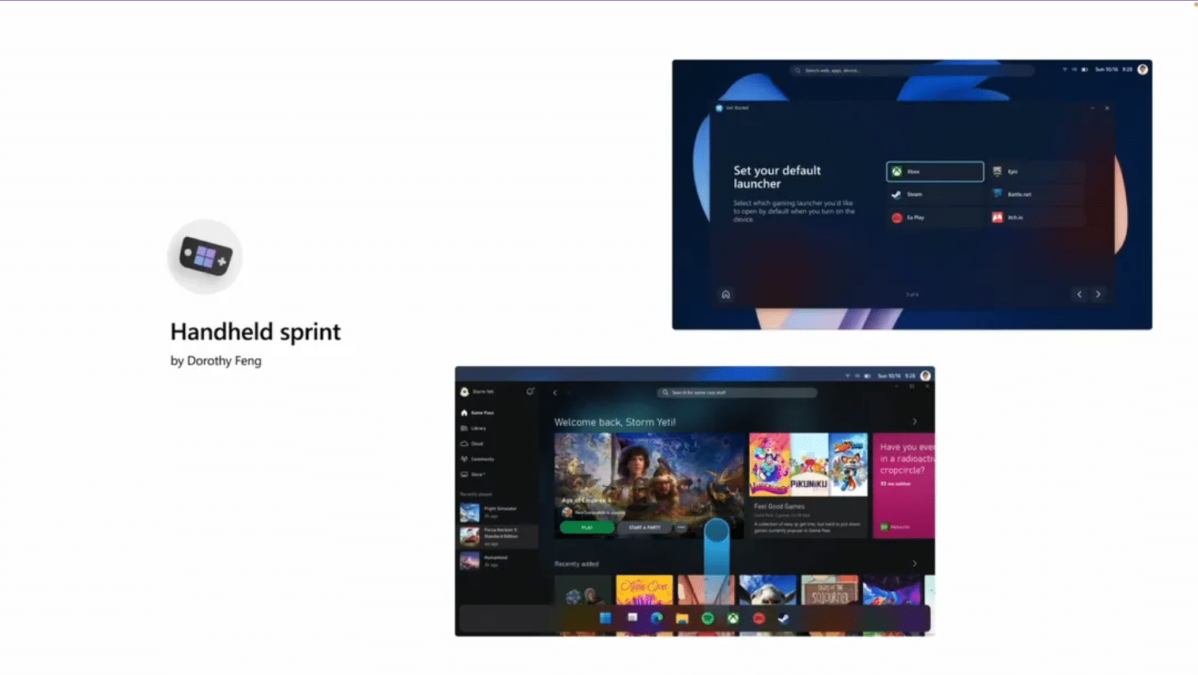 Microsoft може додати Windows 11 Ручний режим для портативних ігрових ...